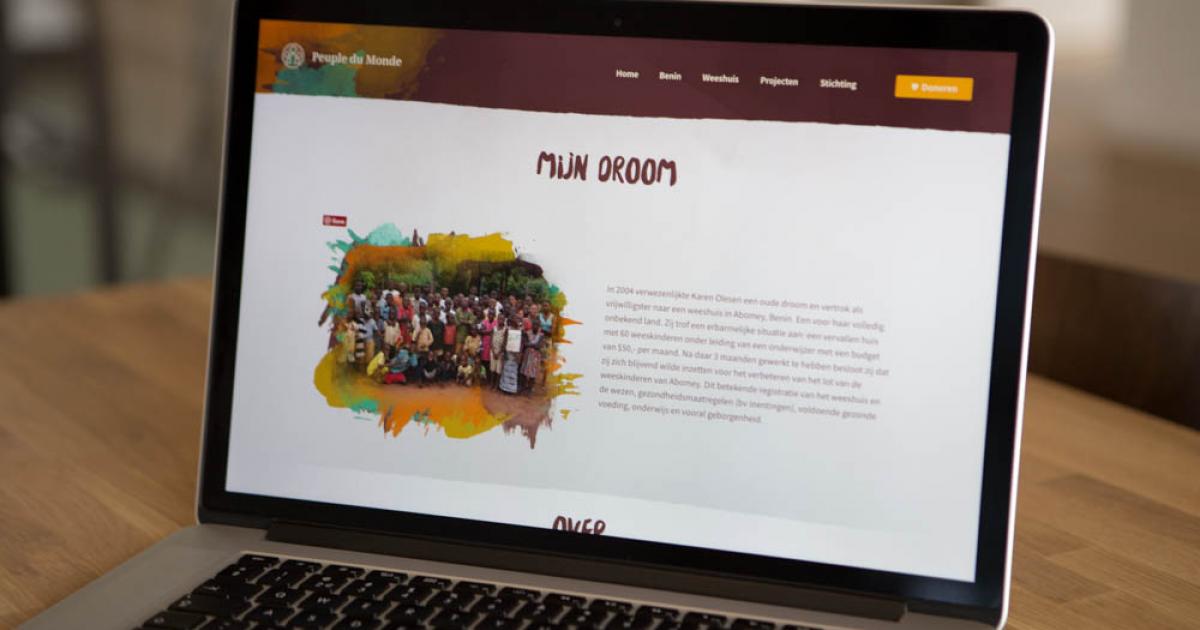 Vernieuwde website Peuple du Monde | Unc Inc