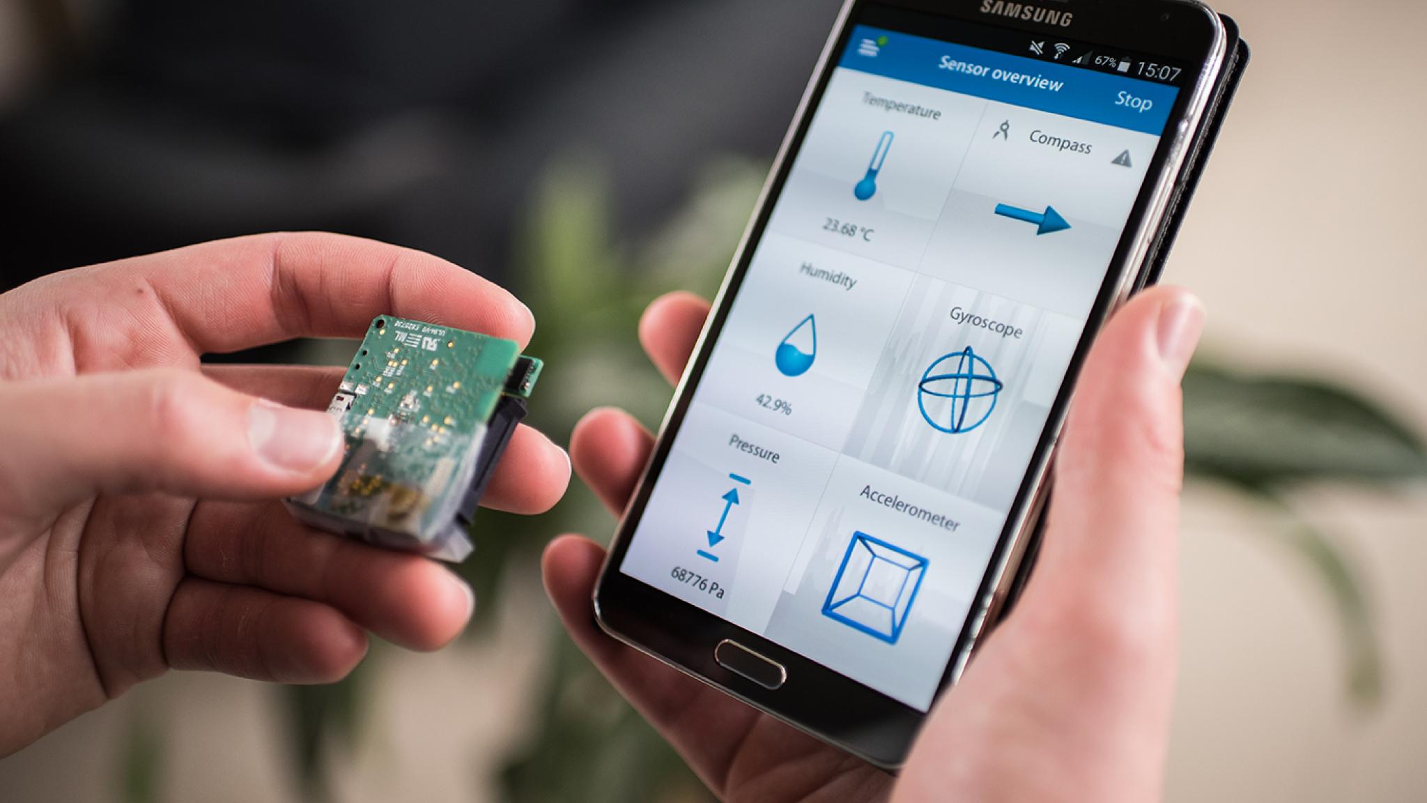 accelerometer sensor in mobile samsung